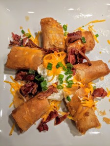 “Baked” Potato Spring Rolls: East Meets Southern Comfort Food | The ...