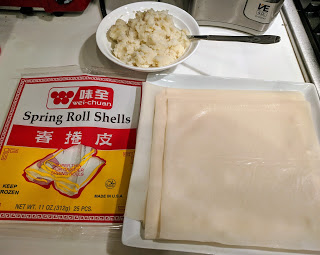 “Baked” Potato Spring Rolls: East Meets Southern Comfort Food | The ...